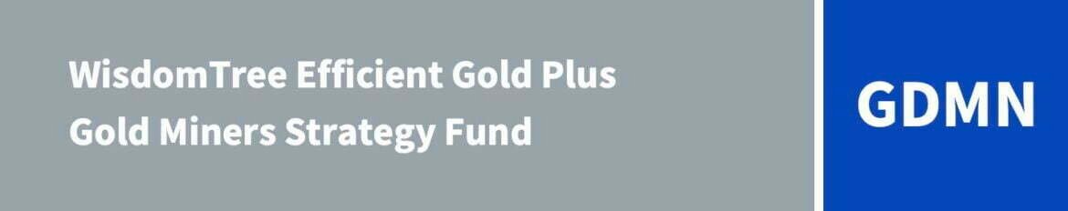 WisdomTree Efficient Gold Plus Gold Miners Strategy Fund: GDMN ETF Review