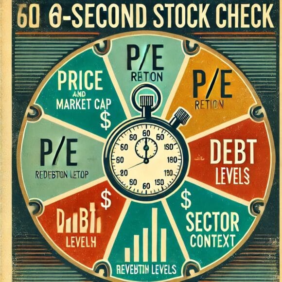 How to Conduct a 60-Second Stock Check: Quick Fundamentals